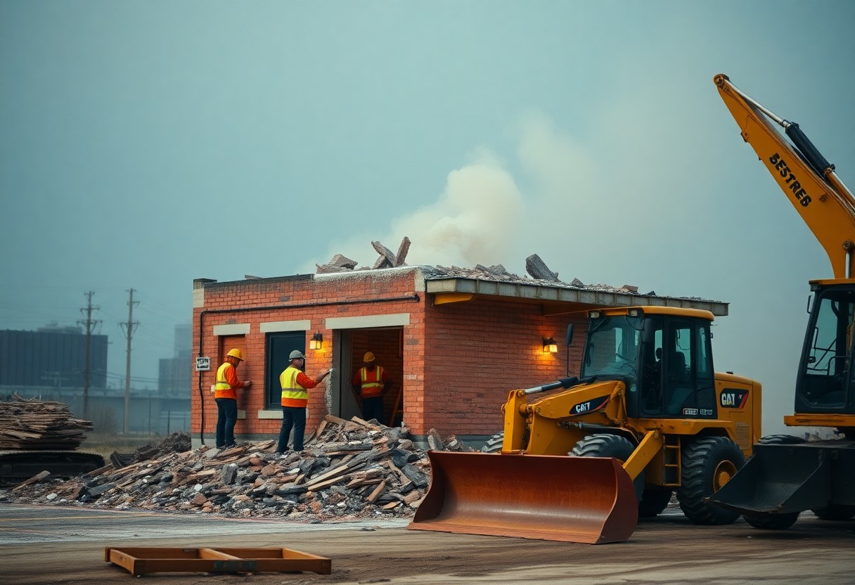 How to Safely Demolish a Small Structure on Your Property - LG Groundworks